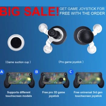 Touch Screen Gamepad Mobile Game Controller Android & iOS Phone (Black ...